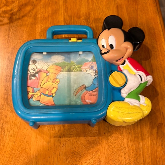 Disney | Toys | Disney Vintage Wind Up Tune Playing Revolving Screen ...